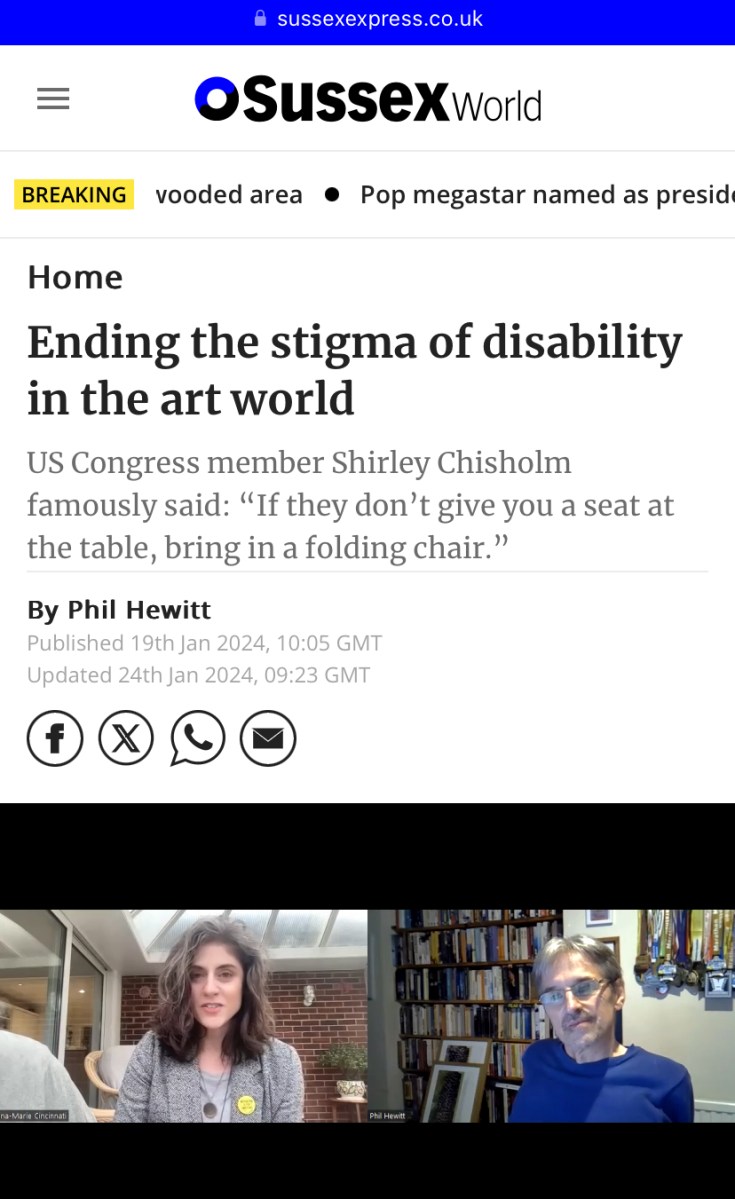 My Interview with the Sussex Express – Gina-Marie